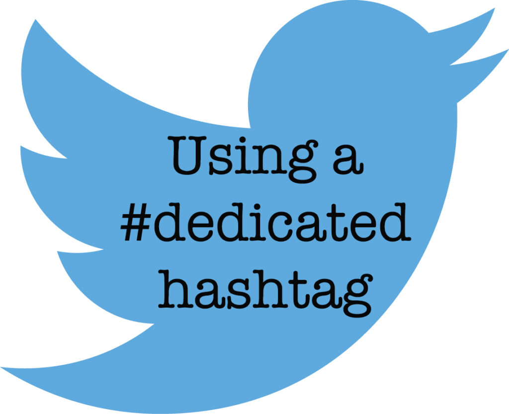 Using dedicated hashtags on Twitter – Ellen Eldridge